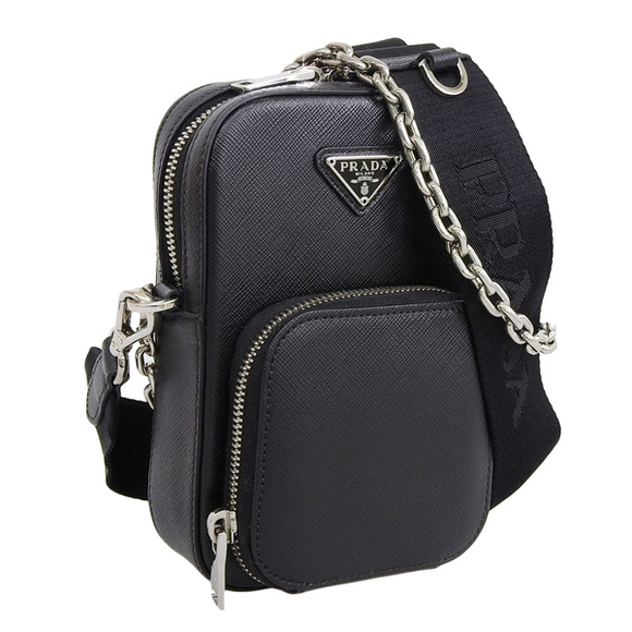 Prada | Bags | Prada Shoulder Bag 2way Outlet Saffiano Leather Black ...